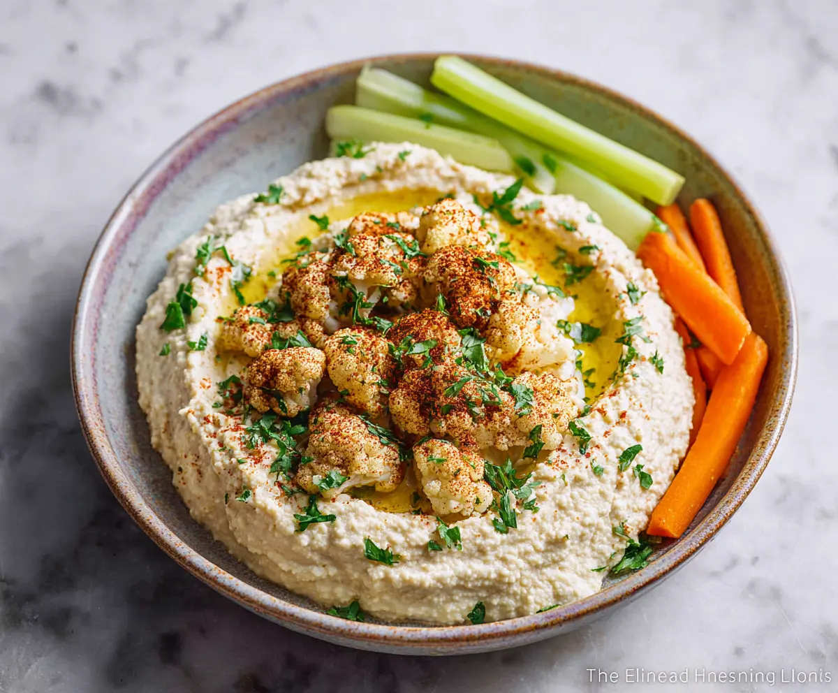 Delicious Cauliflower Hummus Recipe | Healthy & Easy