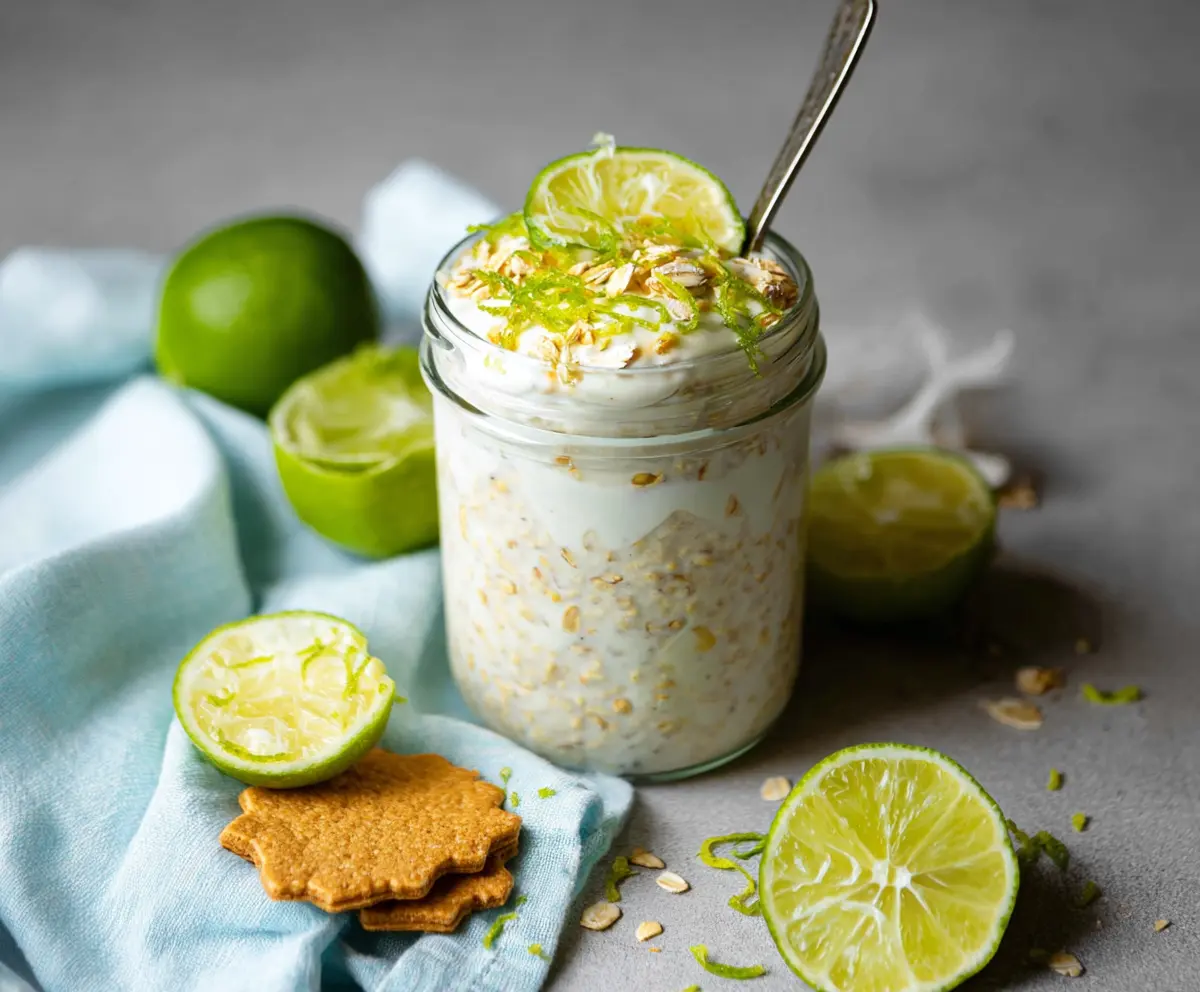 Delicious Key Lime Pie Overnight Oats Recipe