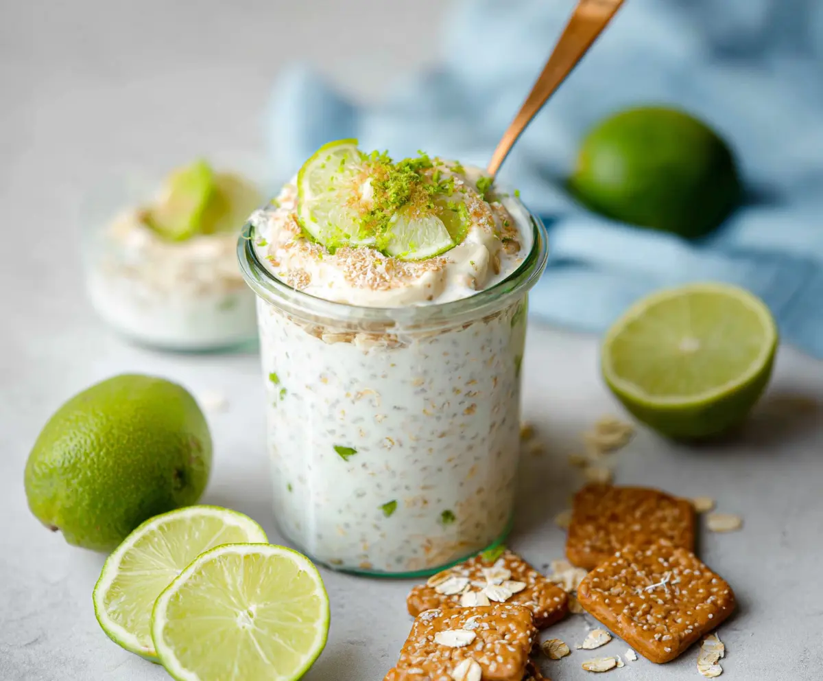 Delicious Key Lime Pie Overnight Oats Recipe