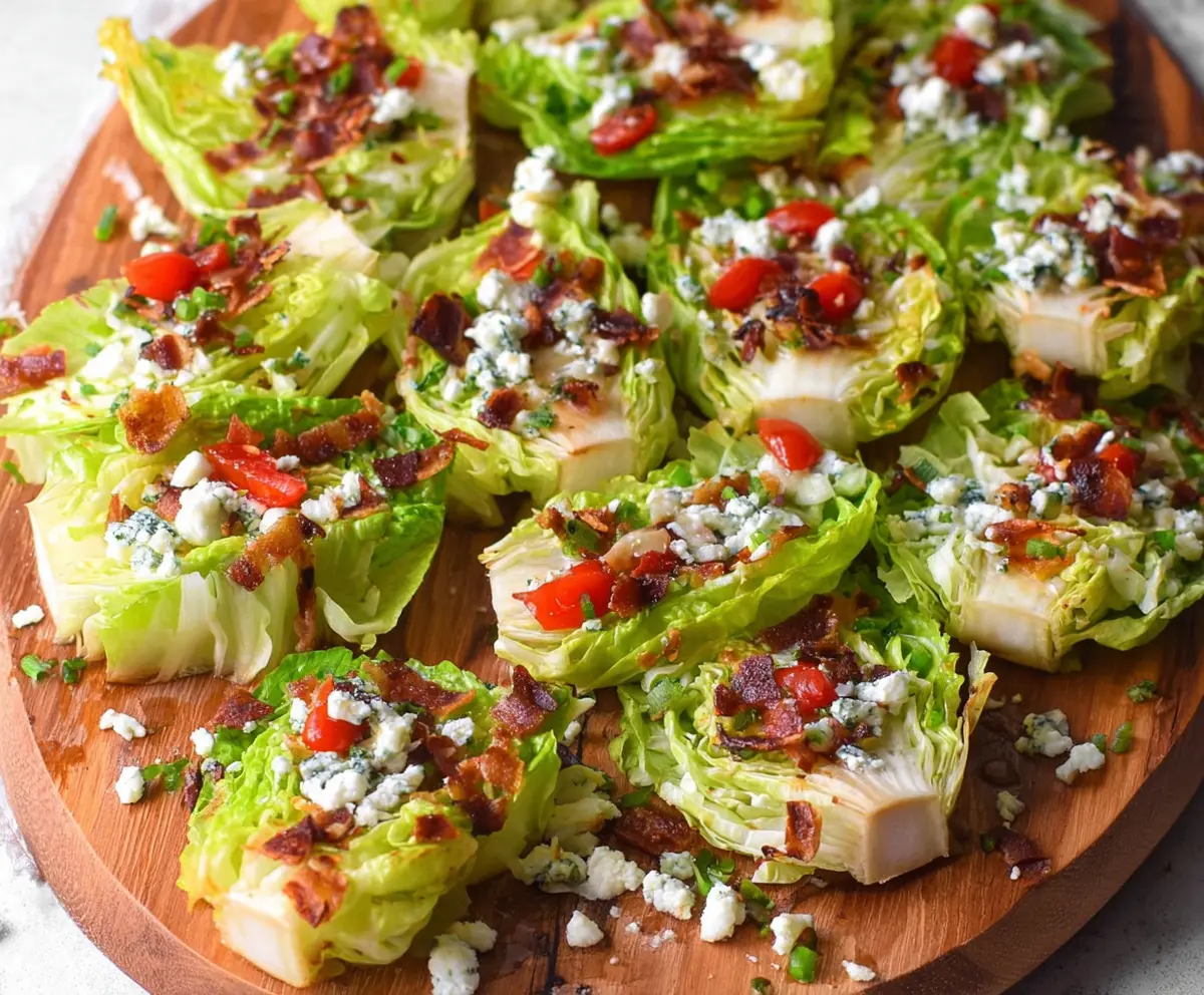 Delicious Lettuce Wedge Bites Recipe