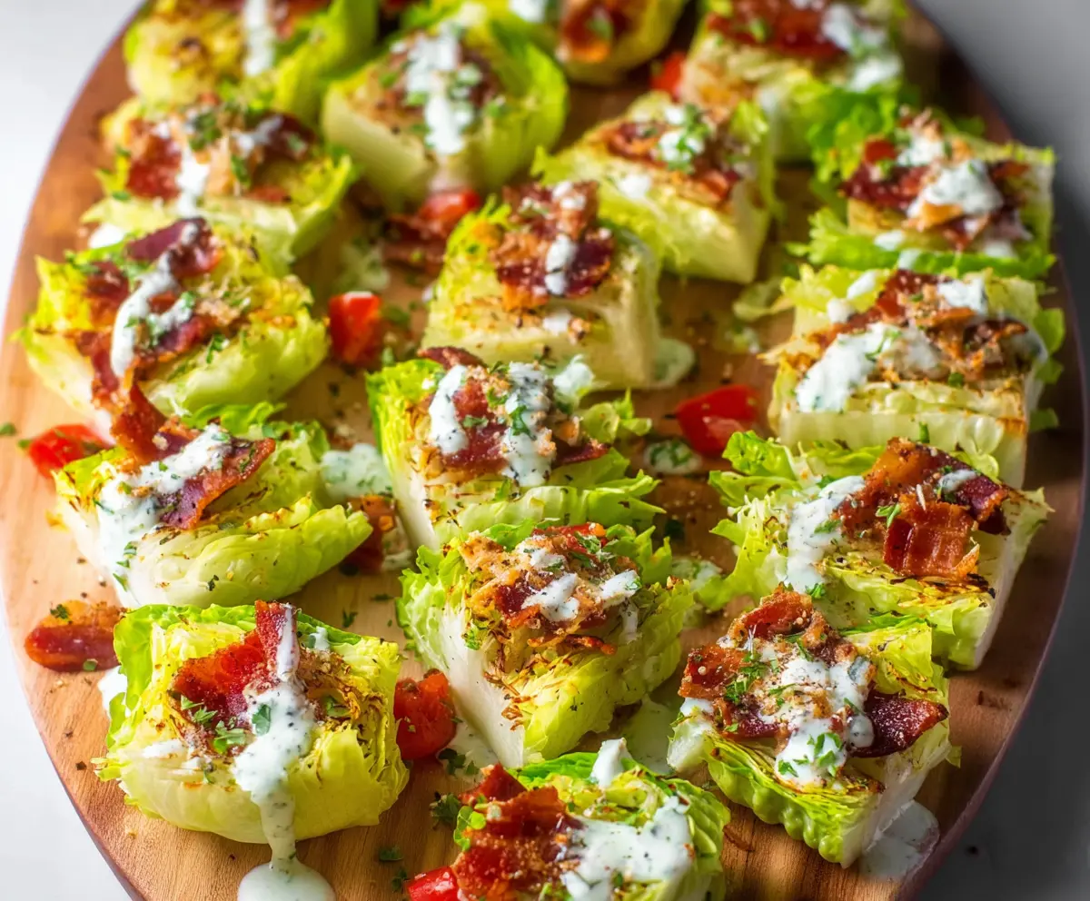 Delicious Lettuce Wedge Bites Recipe