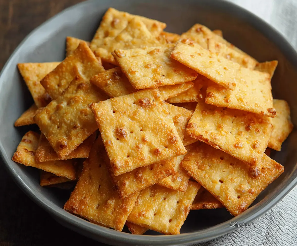 Delicious Sourdough Cheese Crackers Recipe